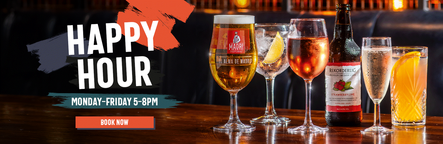 Happy Hour drinks | The Three Crowns